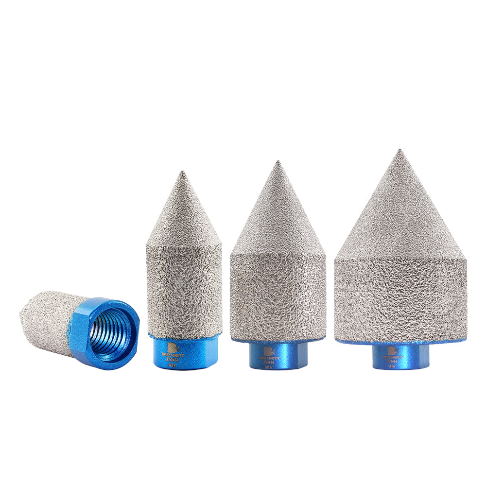 BRSCHNITT Diamond Chamfering Milling Finger Bits Vacuum Brazed 1pc Dia ...