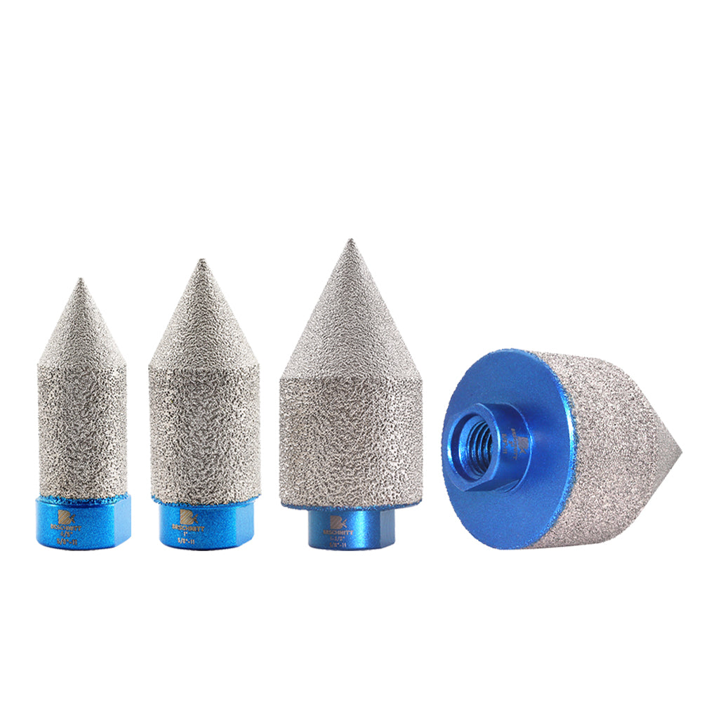 BRSCHNITT Diamond Chamfering Milling Finger Bits Vacuum Brazed 1pc or ...